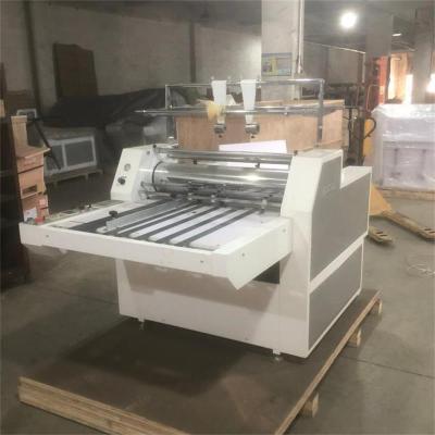 China QDFM-900A Semi Automatic Pneumatic Pressure Compounding Machine Industrial Hot Roll Lamination Machine for sale