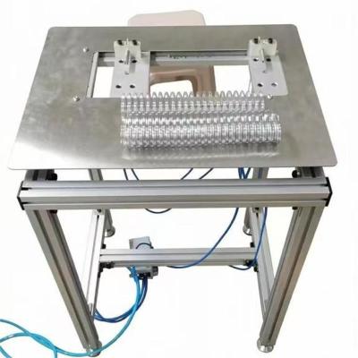China Max Bending Size 1 3/4'' Semi Automatic Double Loop Wire O Bending Machine Double Metal Ring Coil Bending Bender Equipment for sale