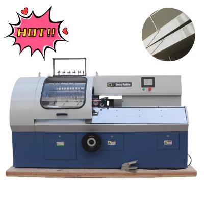China Automatic SX 460E Industrial Hard Cover Textbooks Notebook Thread Sewing Binding Machine Prices Paper Book Sewing Machine for sale