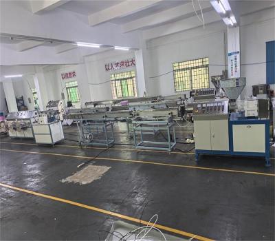 China PFE-50D Automatic PVC Plastic Book Notebook Binding Wire Extruder Machine Plastic Wire Extrusion Machine with 2 Outlets for sale