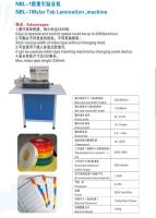 China Nbl-1 Tab Cutting Machine , Index Tab Machine  Single Sheet Laminating for sale