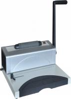 China Office Desktop Manual Wire Comb Binding Machine Single Loop Spiral C9027 for sale