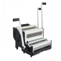 China Double Loop Wire And Plastic Spiral Coil Punching Binding Machine for sale