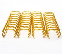 China Book 6.4mm Double Loop Binding 34 Loops Spiral Binding Coil for sale