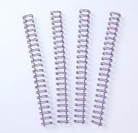 China Dia0.7mm Double Loop Binding Wire Metal Material For Notebook for sale