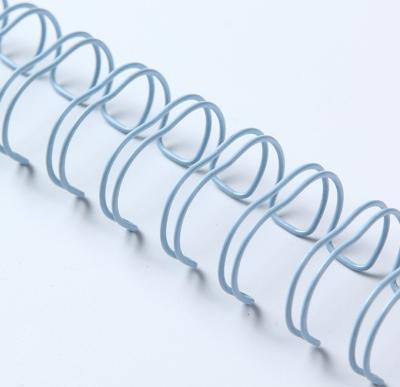 China Het nylon bedekte 0,25“ Metaal Spiraalvormige Draad, A4-Boekbinden Tweelingring wire met een laag Te koop