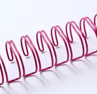 China 3/4 Inch Electroplated Double Loop Binding Consumable For Paper Documents for sale