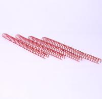 China 23 Spirals Double Loop Binding Wire Metal Material Electroplated for sale