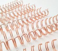 China 11.1mm Metal Spiral Double Loop Binding Wire O For A4 Notebooks for sale