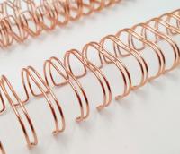 China 11.1mm Metal Spiral Double Loop Binding Wire O For A4 Notebooks for sale
