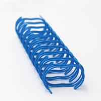 China Nylon Coating Double Wire Binding , Steel Spools Hardback Wire Binding for sale