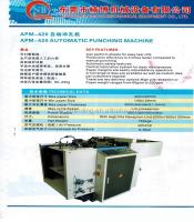 China 60g-220g Automatic Paper Punching Machine Calendar Use for sale