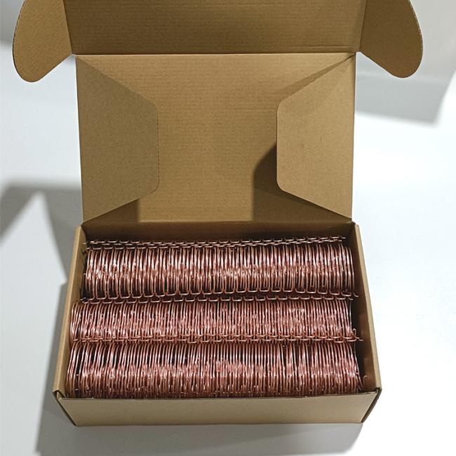 Double-loop wire spiral wire binding wire