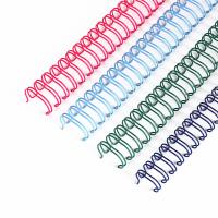 China 85 Sheets 7/16'' Twin Loop A4 Double Wire O Twin Loop Wire Binding for sale