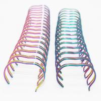 China 200 Sheets 1'' Double Coil Binding Wires A5 Double Loop Wire For Notebook for sale