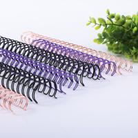 China 22.2 MM Spiral Wire O Loop Binding 23 Loops Raw Material In Book Binding for sale