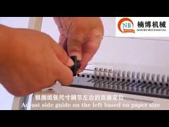 110V 240V Electric Wire Binding Machine 120W For Office