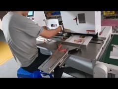 WNB-420 Semiautomatica Double Loop Twin Ring Wire Binding Machine Non è necessario cambiare lo stampo Max Binding 1-1/4