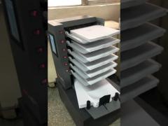 Machine automatique de collage de feuille de livre de papier 6 plateaux