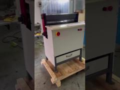 Super600G Semi Automatic Wall Calender Hole Punching Machine And Double Wire O Closing Machine Equipment