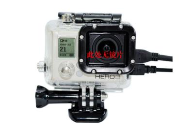 Cina Alloggio di scheletro Hero3 per il rosa subacqueo degli accessori della macchina fotografica in vendita