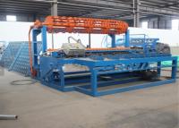 China Computer Control Chain Link Mesh Machine , 2500 Mm Width Wire Mesh Weaving Machine for sale