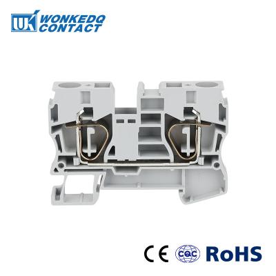 China JST 10 Blue Spring Connecting Vibration DIN Mounted Phoenix Contact Terminals Blocks for sale