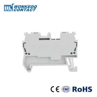 China JST 2.5 Phoenix Spring feed through Terminal Blocks for sale