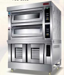 Cina Combination Baking Oven Bread Machines With Proofer Electric 2 In 1 Deck Bread Baking in vendita