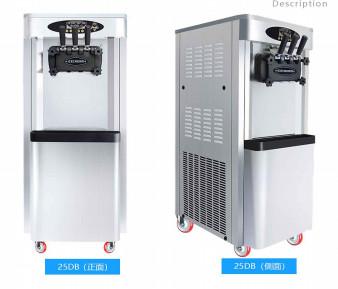 中国 Single Compressor Precooling Ice Cream Machine Silent Reducer With Ground Steel Gears 販売のため