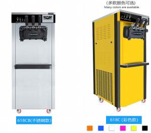 中国 Double Compressor Ice Cream Machine Precooling 220v 50 - 60hz 1800W 販売のため