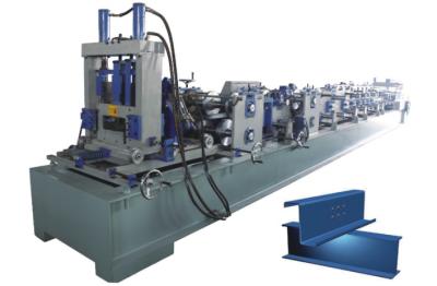 China Het blauwe Broodje die van Z Purlin Machine 10m/min voor Kleurenstaal vormen Te koop