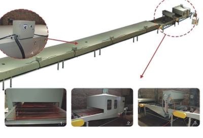 Cina linea di produzione rivestita del CE della macchina delle mattonelle di tetto della pietra 30T in vendita