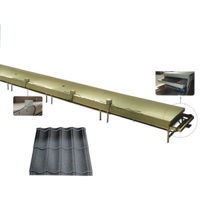 China Máquina revestida de la teja de tejado de la piedra del ISO, teja de tejado manual 30T que hace la máquina en venta