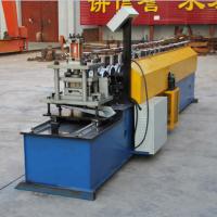 China Blue Shutter Door Roll Forming Machine CE With 15 Rows for sale