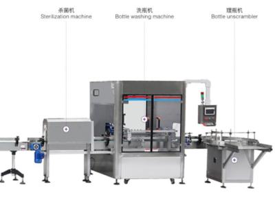 China 1000ml vloeibare Vullende het Afdekken en Etiketteringsmachineproductielijn Te koop