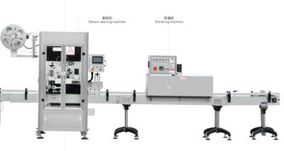 Cina La tappatrice automatica della bottiglia di 2 teste, 30bpm restringe l'etichettatrice della manica in vendita