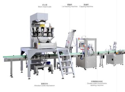Cina 2KW Mini Weighing Filling Machine, etichettatrice della bottiglia automatica 10bpm in vendita