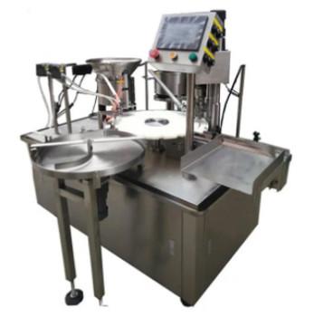 Cina 1.2KW macchina imballatrice di riempimento, tappatrice lineare automatica 3000bph in vendita