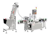 China 60bpm Filling Packing Machine , 2 Heads Clam Capping Machine for sale