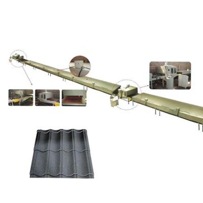 Cina la macchina rivestita 380V delle mattonelle di tetto della pietra 32m/min impermeabilizza in vendita
