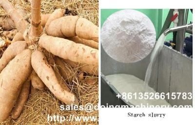 China Cassava starch processing machine / Extraction of starch from cassava equipment for sale