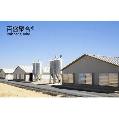 Cina Multipiano grande scala Chicken Coop Shed Farm House magazzino con finestra in lega di alluminio in vendita