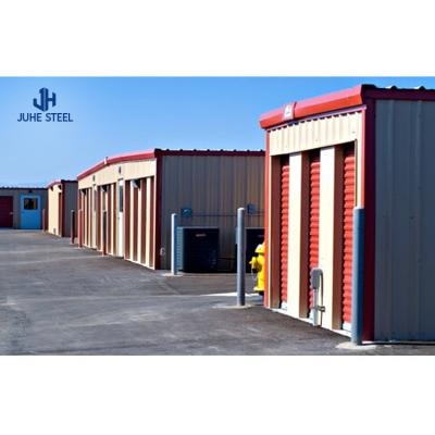 Cina Laboratorio di struttura in acciaio industriale dipinta con porta scorrevole e design personalizzabile in vendita