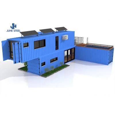 Cina Casa in container di 20 piedi in lusso Prefabbricata 3 in 1 Case mobili pieghevoli in vendita