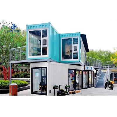 Cina Casa in container di 20 piedi in lusso Prefabbricata 3 in 1 Case mobili pieghevoli in vendita