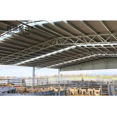 Cina PKPM Disegno Progettazione Rapida Costruzione Struttura in acciaio leggero Stalla di bovini, mucche, capre, pecore in vendita