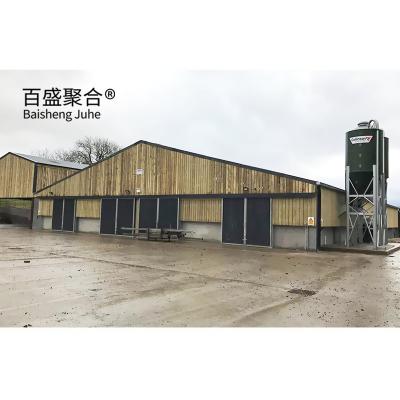 Cina PKPM Disegno Progettazione Rapida Costruzione Struttura in acciaio leggero Stalla di bovini, mucche, capre, pecore in vendita