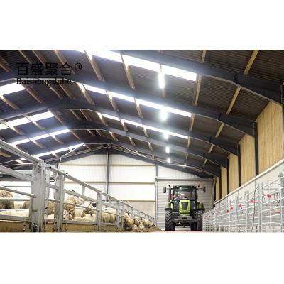 Cina Prefabbricato a prezzi accessibili Edificio in metallo Sheep Goat Farm Shed Casa con disegno PKPM in vendita
