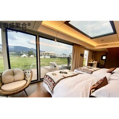 Cina Capsule House portatile standard Moderno Camping Pod per villa prefabbricata in vendita